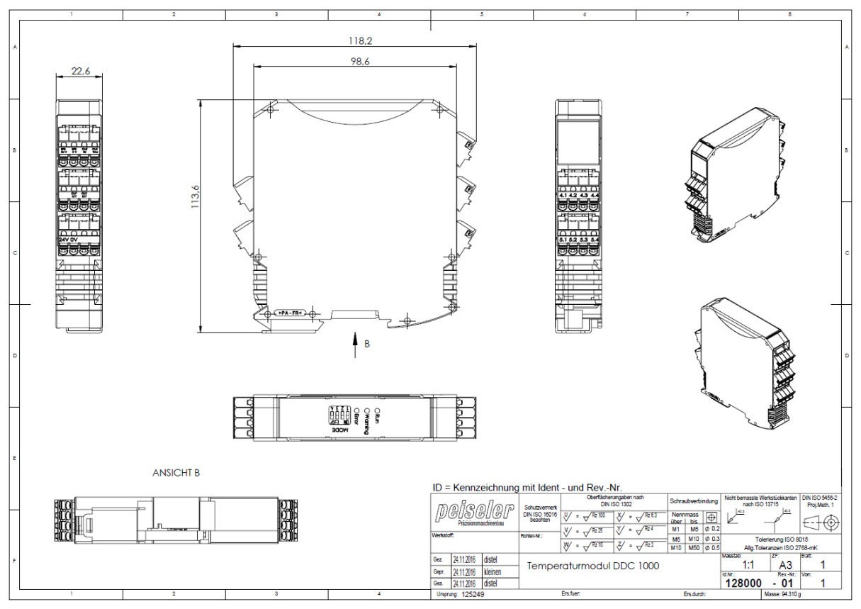Sensor module DDC 1000 | Peiseler
