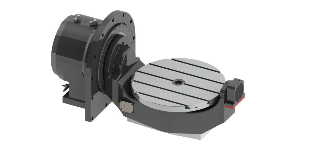 Rotary swivel axis with direct drive | Peiseler